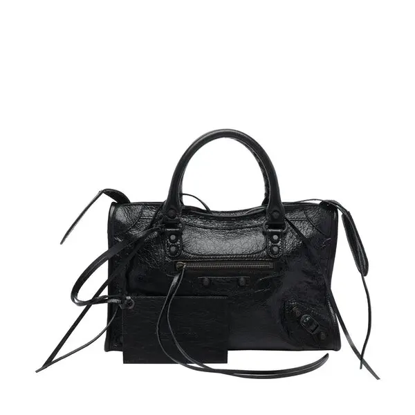 Balenciaga Le City Small Crossbody Bag - Black