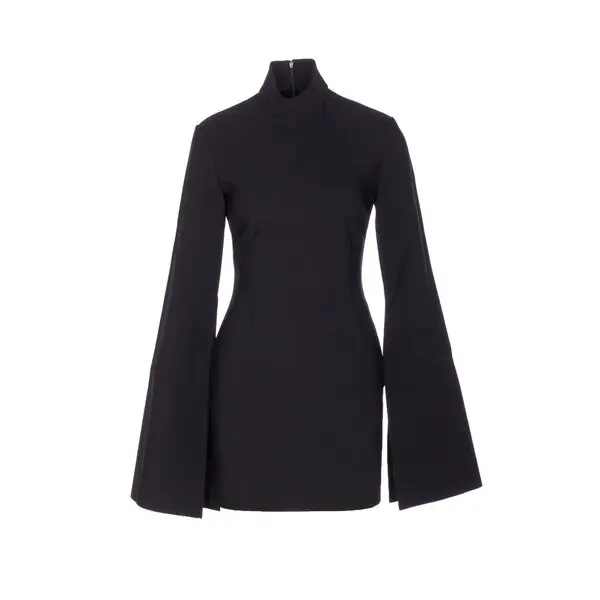 Solace London Laurel Mini Dress - Black