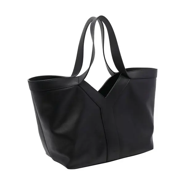 Saint Laurent Small Y Leather Tote Bag - Black