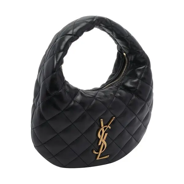 Saint Laurent Quilted Nappa Icarino Bag - Black