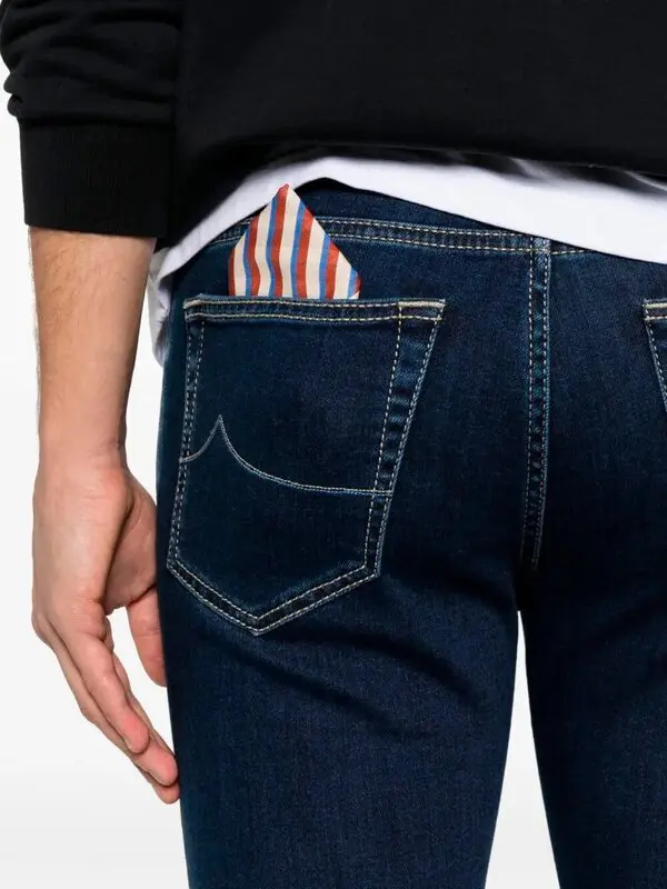 Jacob Cohen Nick Slim Super Slim Fit 5-pocket Pants - Multicolor