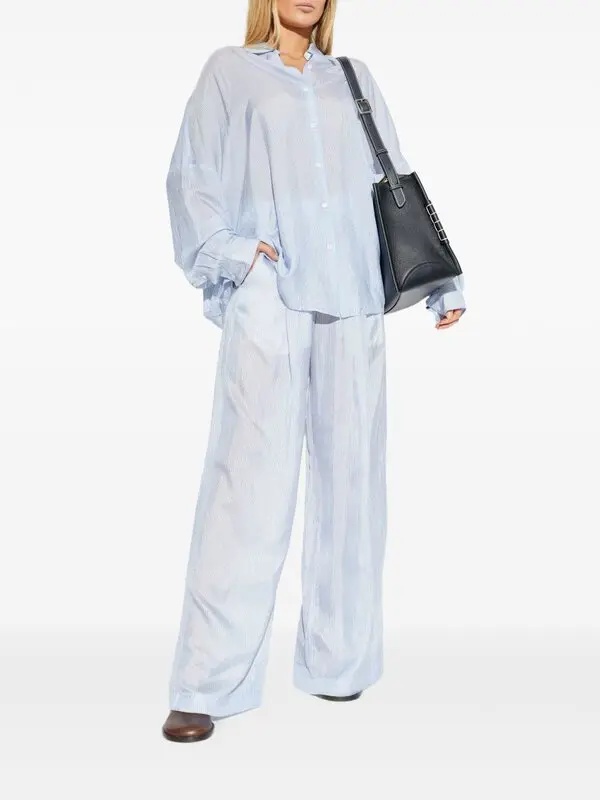 Dries Van Noten Pila Wide-leg Trousers With Striped Pattern