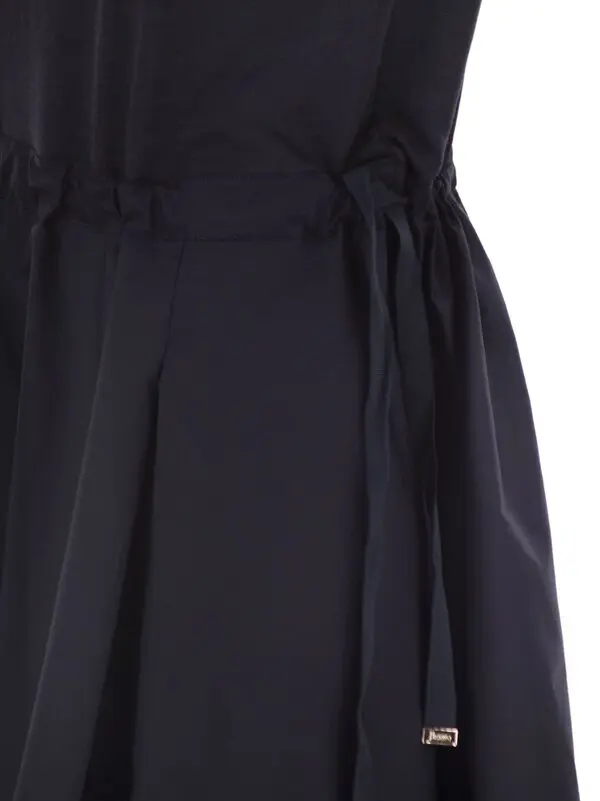 Herno Jersey And Poplin Combination Dress