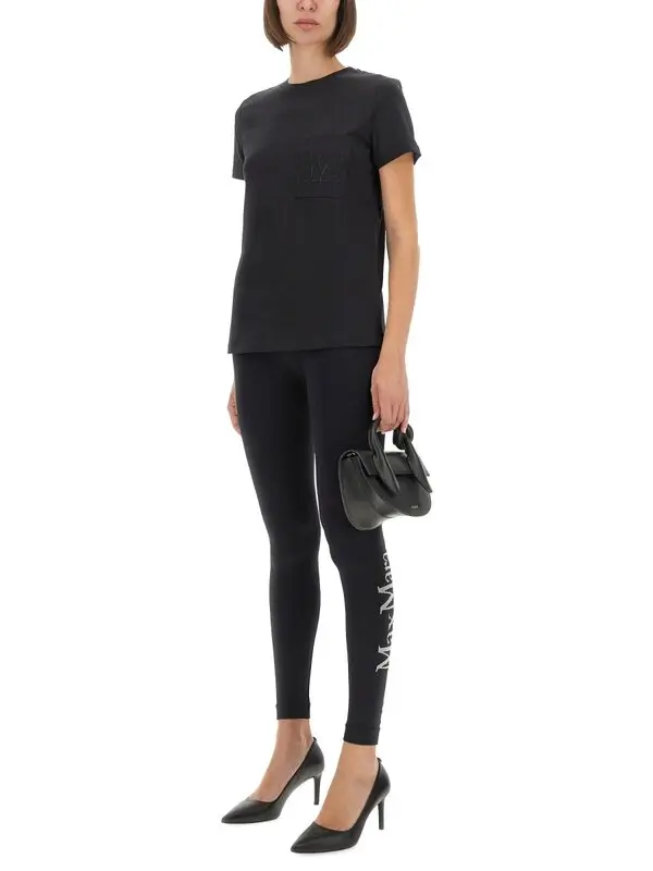 Max Mara Cotton Pocket T-shirt - Black