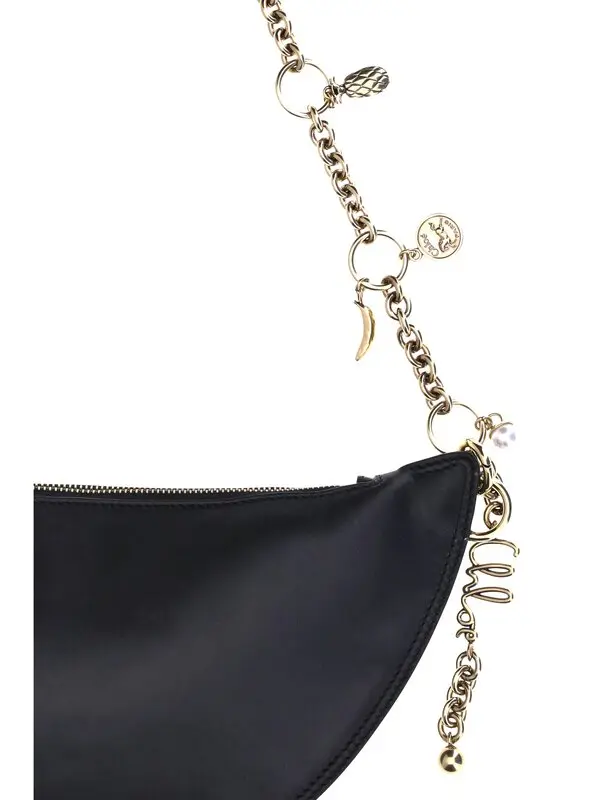 Chloé Icons Shoulder Bag In Lambskin Nappa Leather - Black