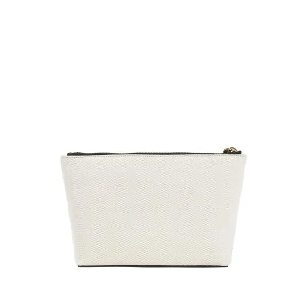 Givenchy Neutrals Makeup Bag With Bow Detail - Cream