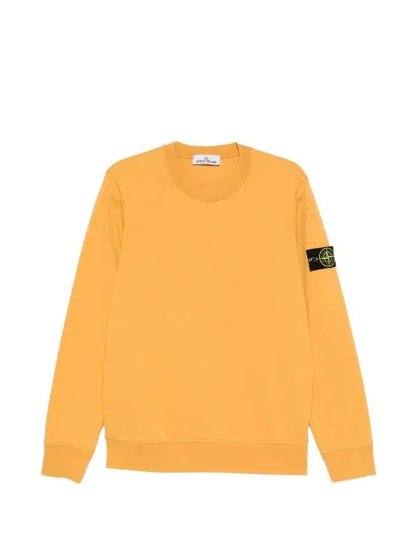 Stone Island Organic Cotton Fleece Sweatshirt - Multicolor