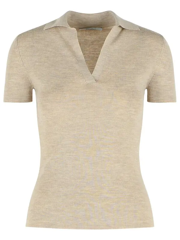 Max Mara Albero Virgin Wool Polo Shirt