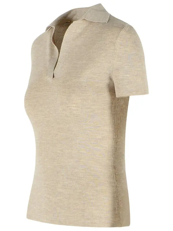 Max Mara Albero Virgin Wool Polo Shirt