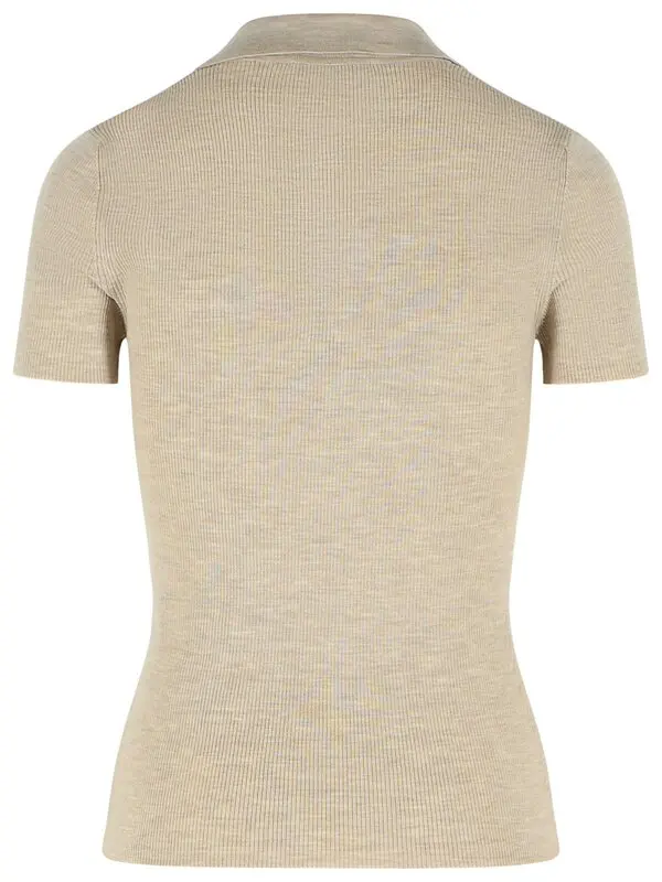 Max Mara Albero Virgin Wool Polo Shirt
