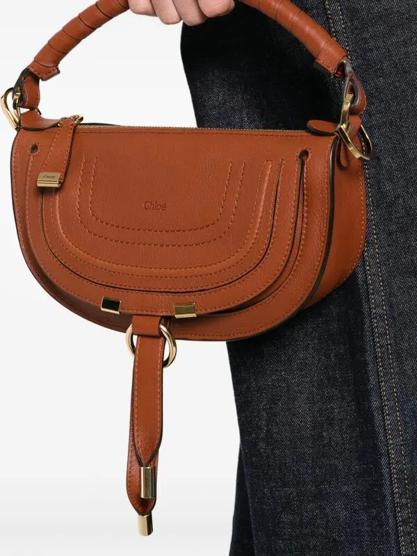 Chloé Marcie Leather Shoulder Bag - Multicolor