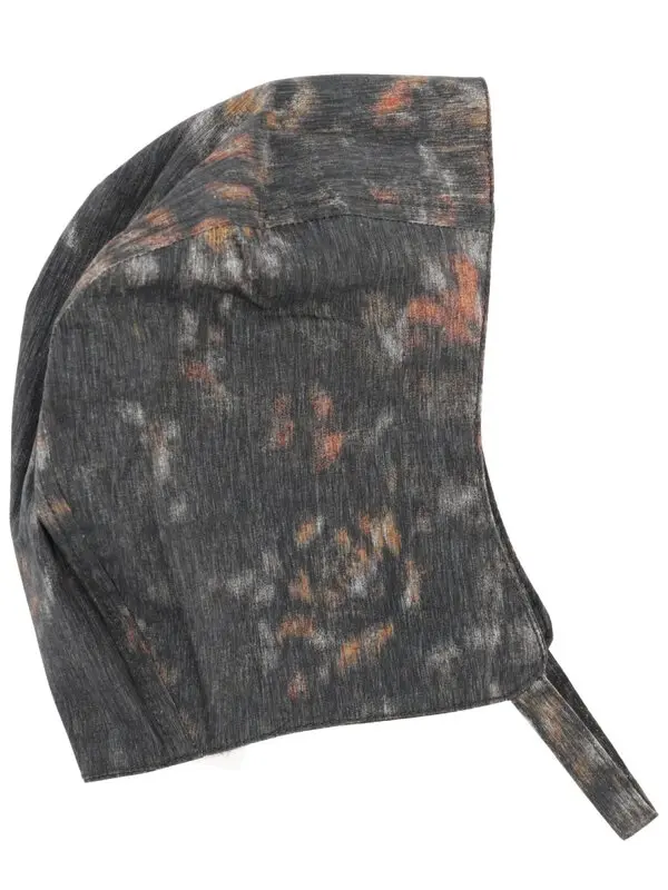 GANNI Printed Organic Cotton Blend Cap - Multicolor