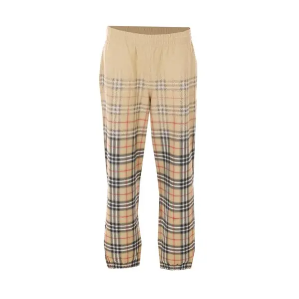 Burberry Gradient Check Jogging Pants