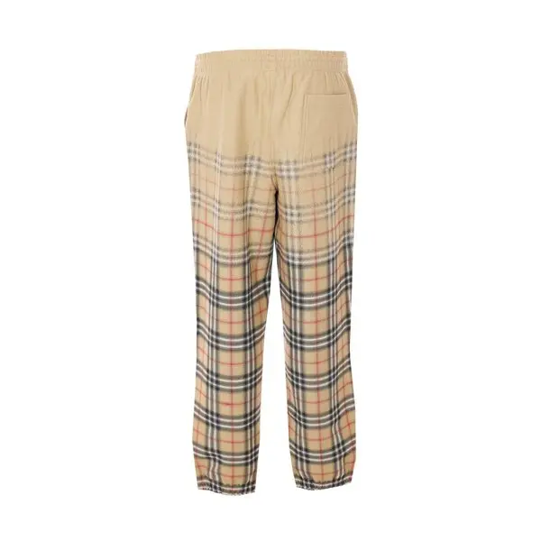 Burberry Gradient Check Jogging Pants