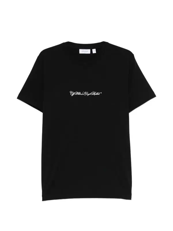 Off-White Script Arrow` Short Sleeve Slim T-shirt
