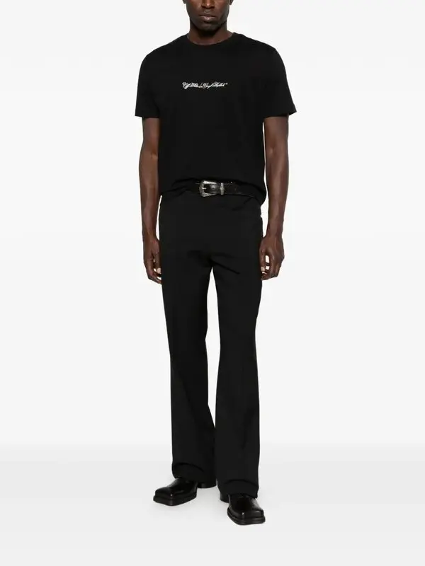 Off-White Script Arrow` Short Sleeve Slim T-shirt