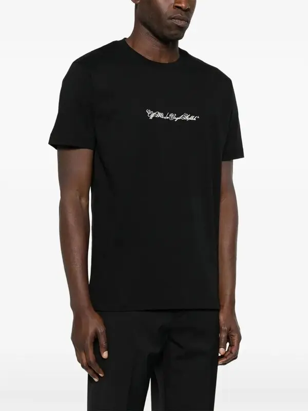 Off-White Script Arrow` Short Sleeve Slim T-shirt