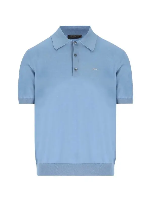 Prada Superfine Wool Polo Shirt