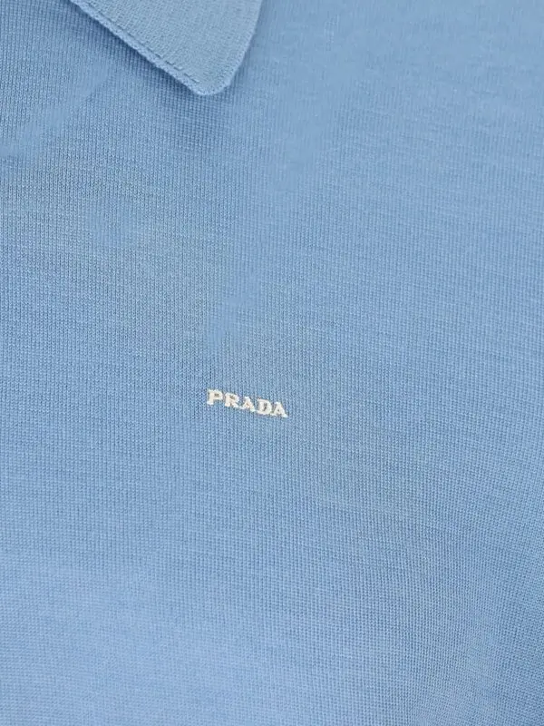 Prada Superfine Wool Polo Shirt