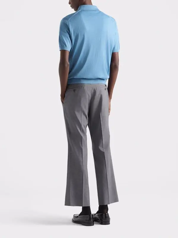 Prada Superfine Wool Polo Shirt