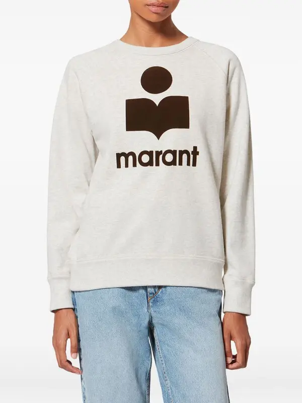 Isabel Marant Étoile Cotton Sweatshirt With Logo - Multicolor