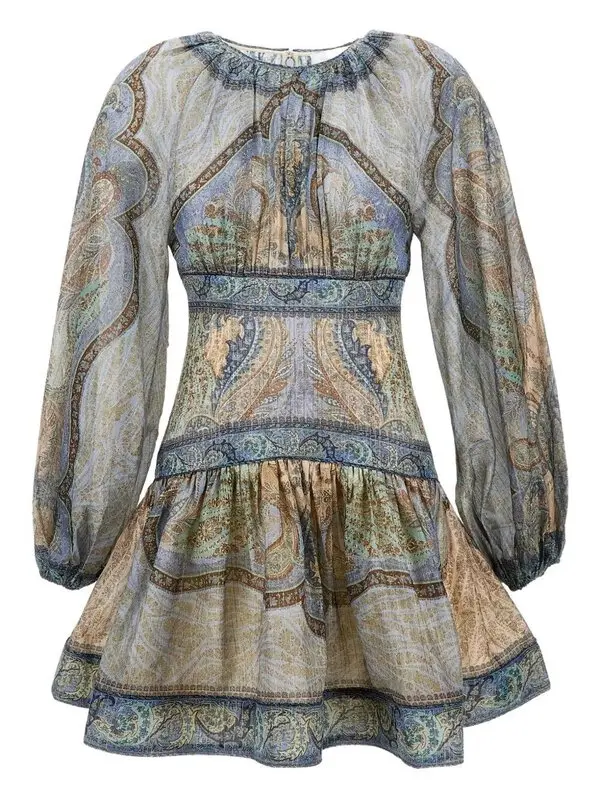 Zimmermann Wanderlust Mini Dress - Multicolor