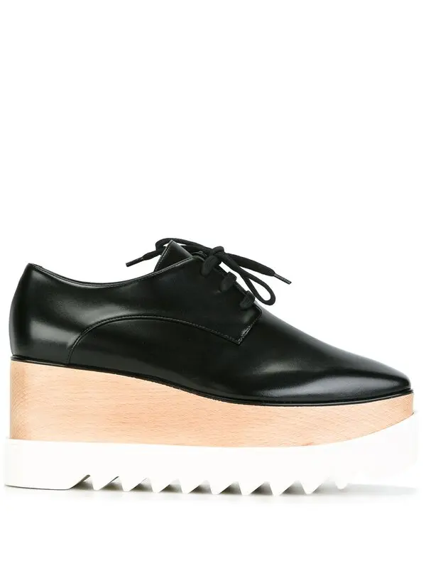 Stella McCartney Elyse Platform Wedge Sneakers - Multicolor