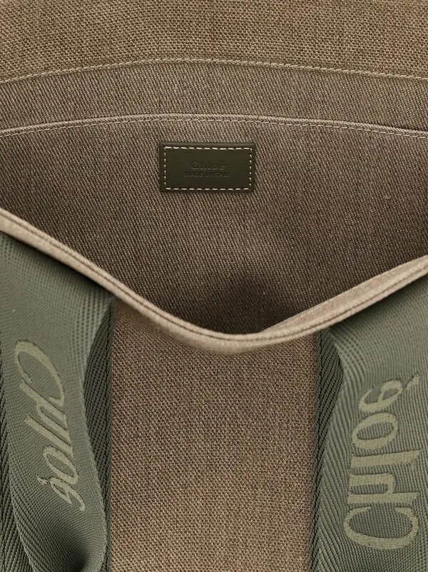 Chloé Woody Medium Shopping Bag - Green
