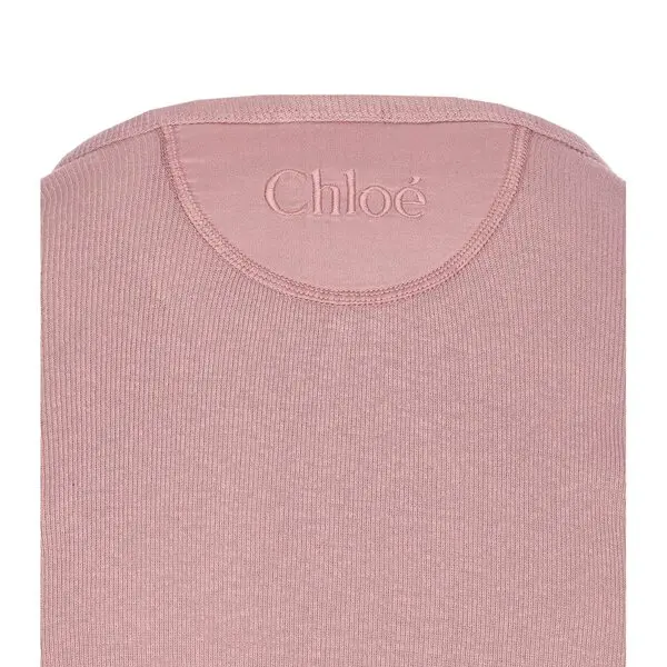 Chloé Long Sleeve Crew Neck Top