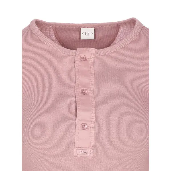 Chloé Long Sleeve Crew Neck Top
