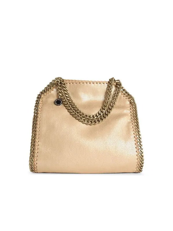 Stella McCartney Falabella Shaggy Deer Mini Tote Bag - Gold