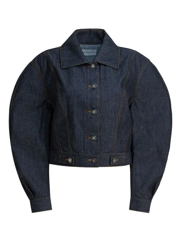 Givenchy Denim Cotton Jacket - Multicolor