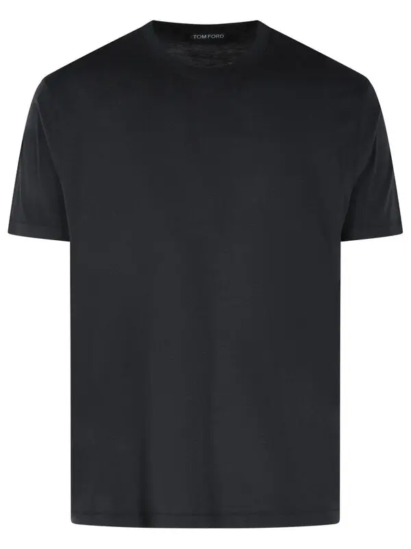 TOM FORD Cotton Blend T-shirt - Black