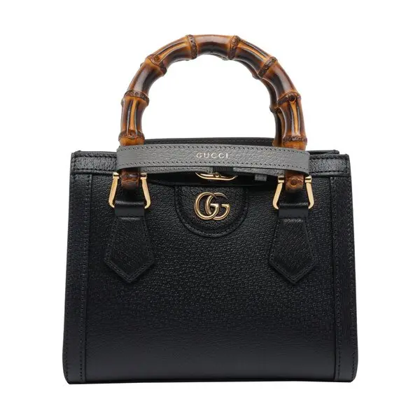 Gucci Small Diana Shopping Bag - Black