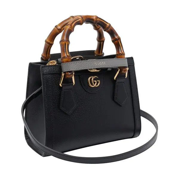 Gucci Small Diana Shopping Bag - Black