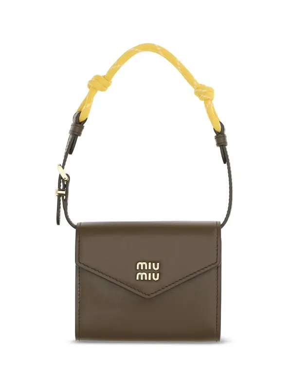 Miu Miu Rope Handle Wallet - Brown