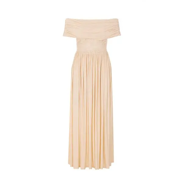 Zimmermann Stretch Lace Dress - Cream