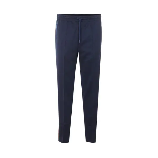 Gucci Jogging Pants With Web Tape - Blue