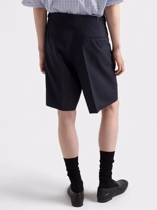 Prada Light Mohair Bermuda Shorts - Multicolor