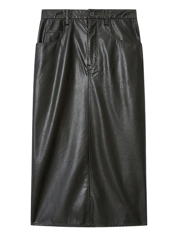 Isabel Marant Étoile Faux Leather Skirt - Multicolor