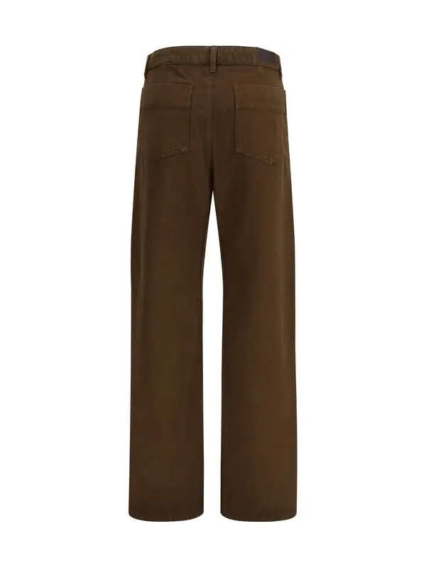 LEMAIRE Lemmaire Five-pocket Twill Pants - Brown