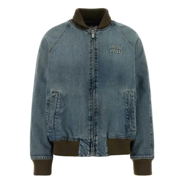 Miu Miu Bomber Jacket - Blue