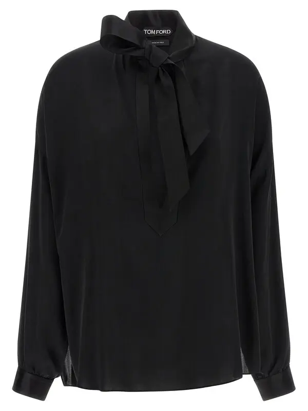 TOM FORD Lavallière Neck Blouse