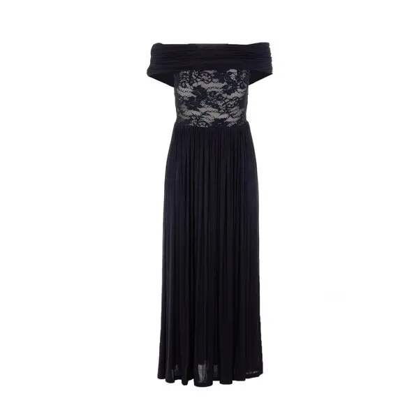 Zimmermann Rebellion Off-shoulder Pleated Dress - Black