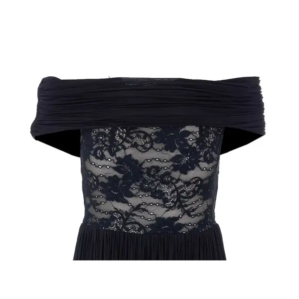 Zimmermann Rebellion Off-shoulder Pleated Dress - Black
