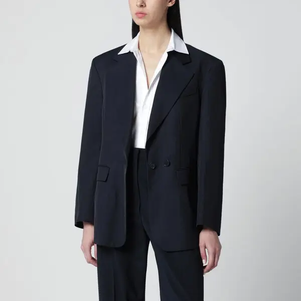P.a.r.o.s.h Linen Blend Single-breasted Jacket