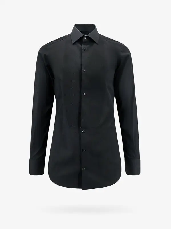 Dolce & Gabbana Gold Cotton Shirt - Multicolor