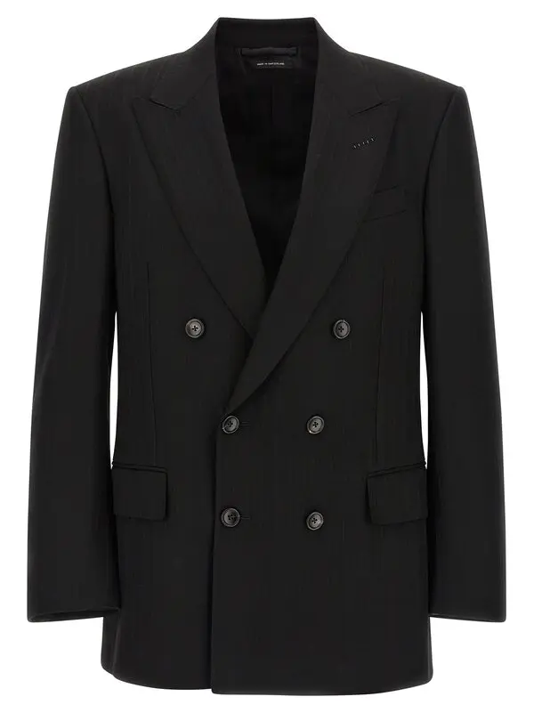 TOM FORD Satin Striped Blazer