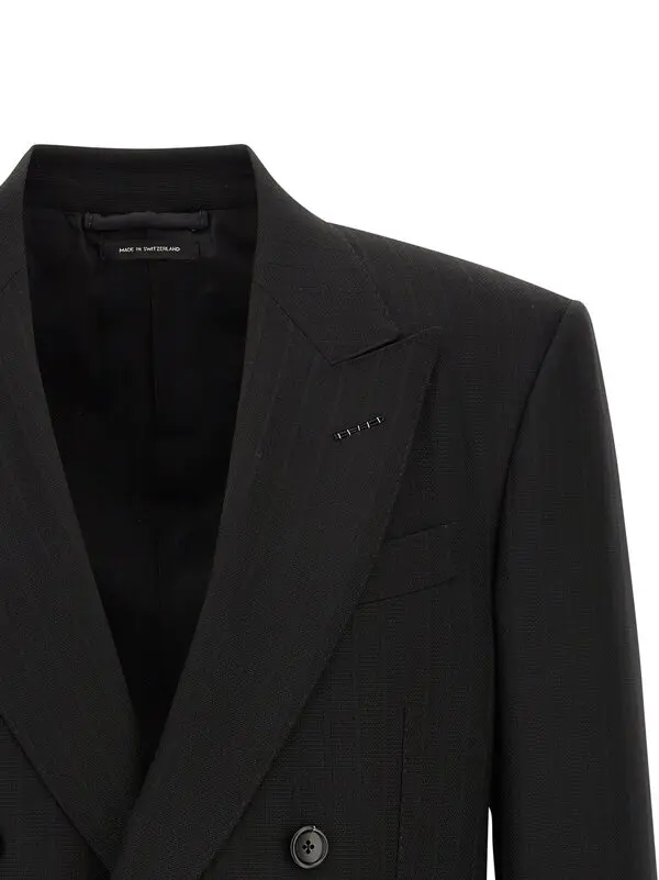 TOM FORD Satin Striped Blazer