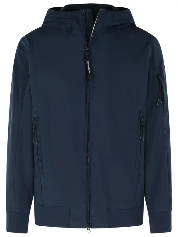C.P. COMPANY Hooded Zip-up Jacket With Drawstring Hem